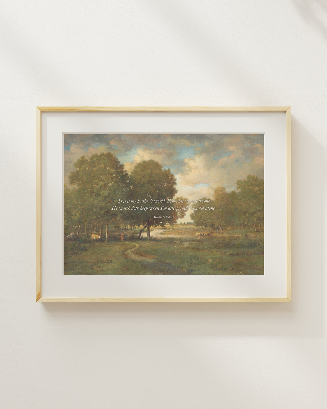 He Watch Doth Keep Art Print – These Stones