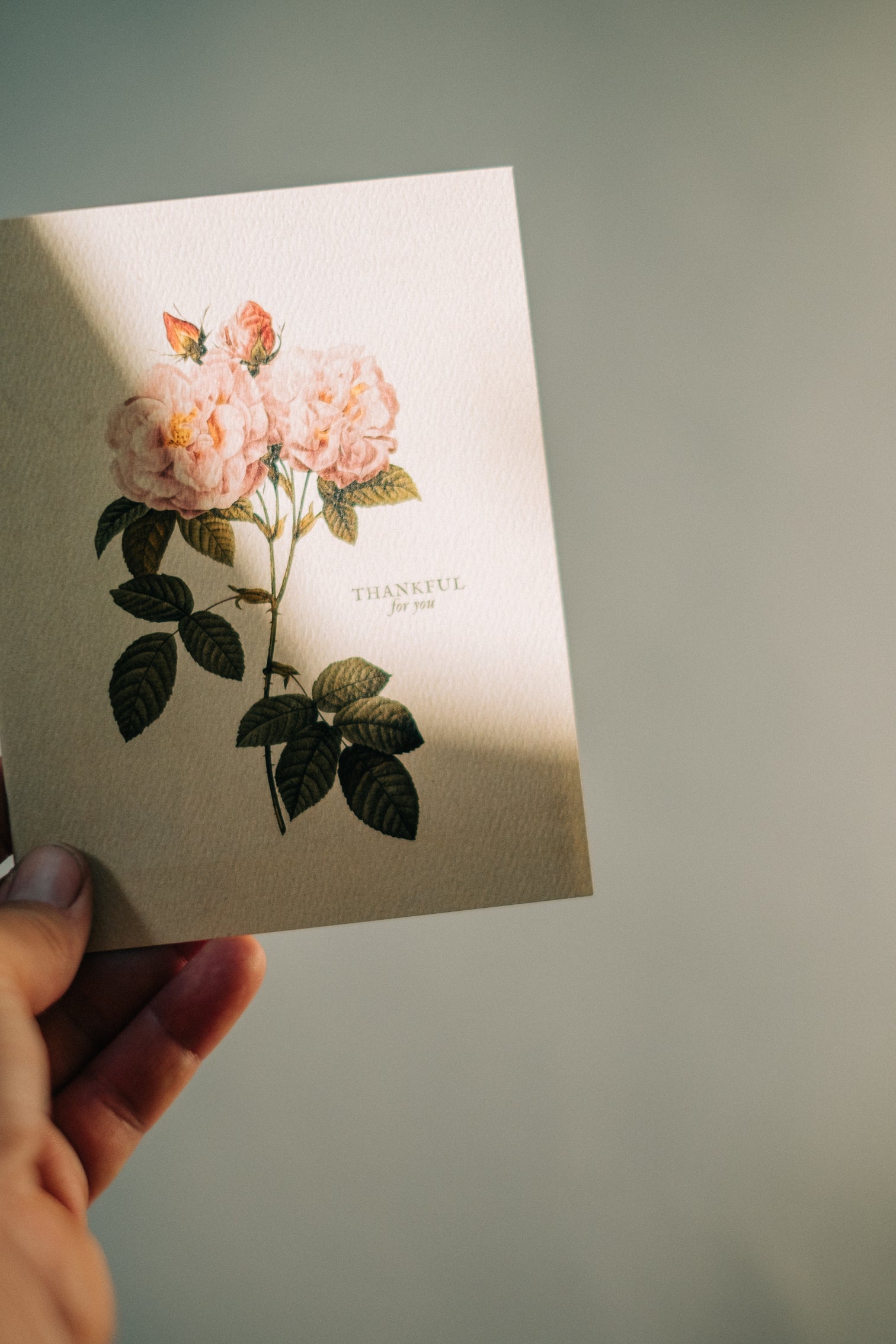 Thankful For You Floral Note Card Set – These Stones